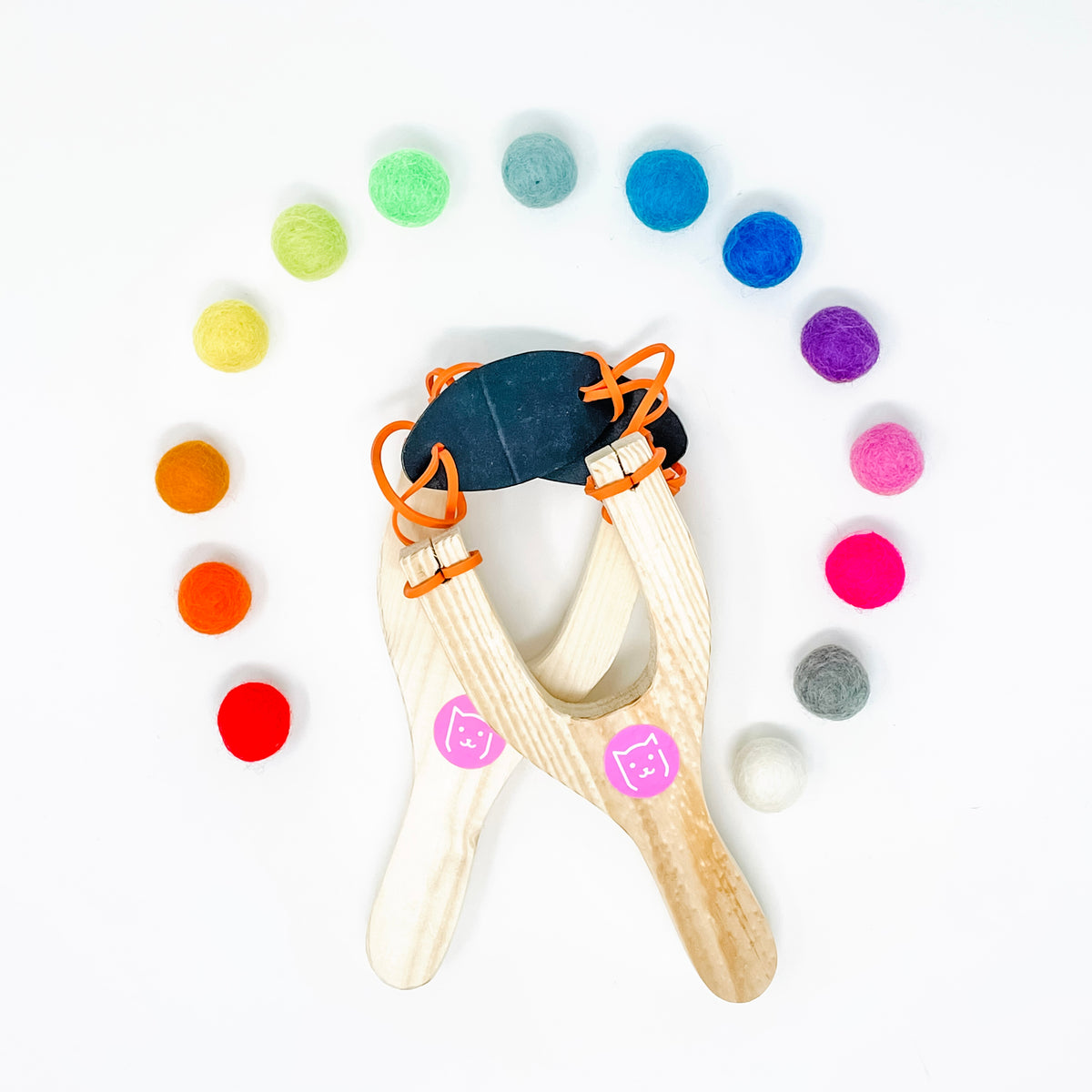 Slingshot Cat Toy Set – Joy & Treasure